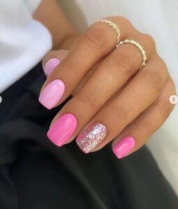 33 Best Pink Short Nail Designs For Trendy and Chick Looks - Radiant ...