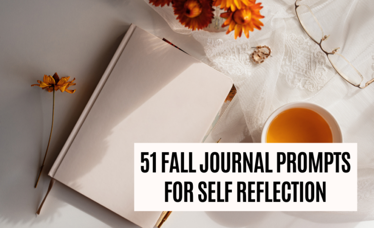 51 Fall Journal Prompts for Self-Reflection - Radiant Inspire Mom