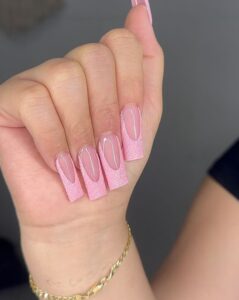 31 Pink Square Nails That Are Trendy And Classy - Radiant Inspire Mom