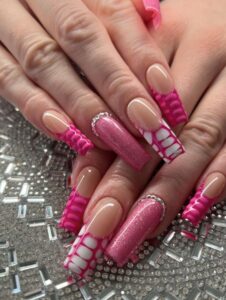 31 Pink Square Nails That Are Trendy And Classy - Radiant Inspire Mom