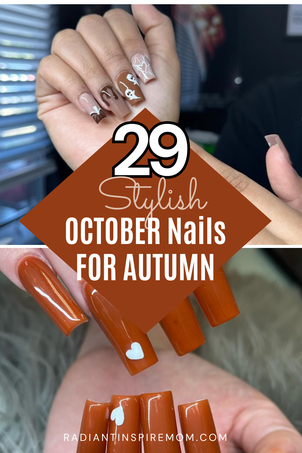 30 October Nails in Fall Colors You Should Try - Radiant Inspire Mom